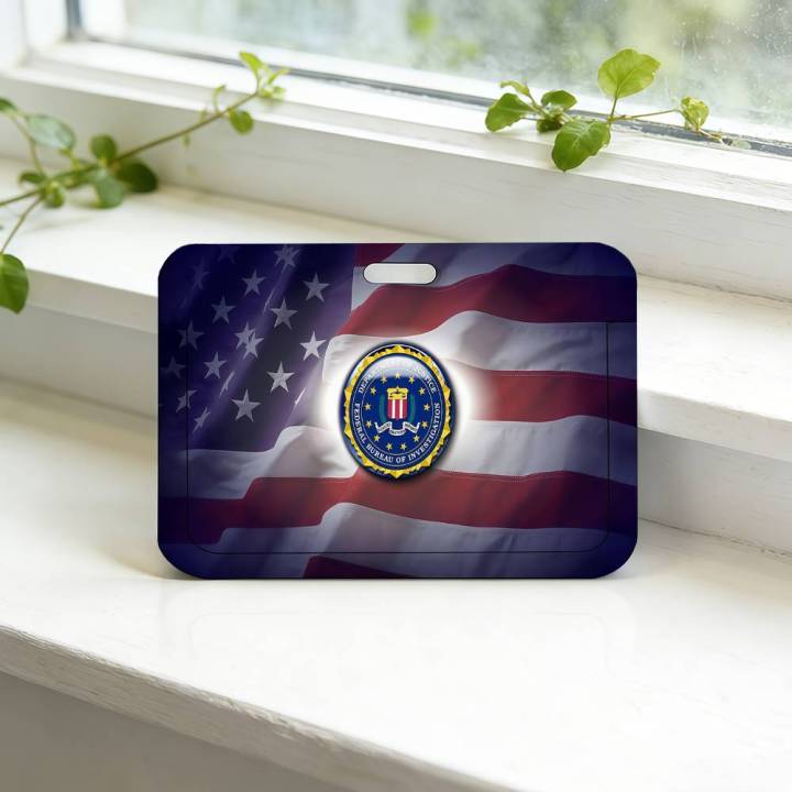FBI logo ID Card Holder Neck Strap Pendant Door Holder Lanyards ...