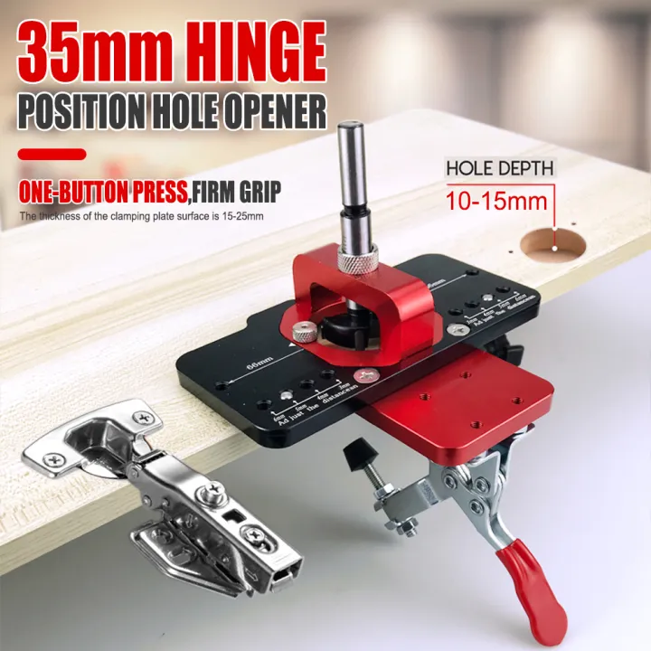 35mm Concealed Door Hinge Jig Accurate Locking Cabinet Hinge Jig Pocket ...