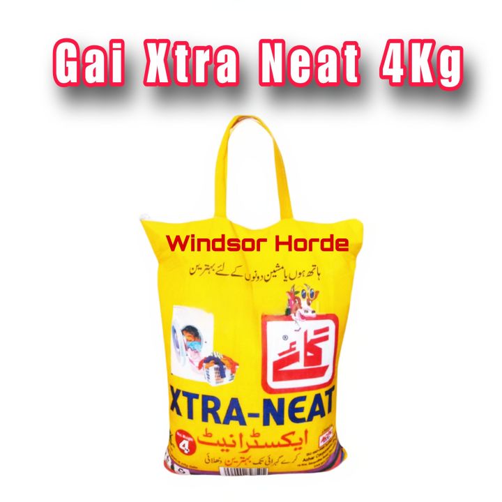 Gai Xtra Neat Washing Powder 4KG | Daraz.pk