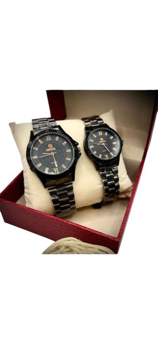 Elegant Mseta Couple Watch Set – Matching Timeless Style for Couples ...