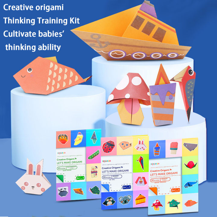 Children's creative origami set, an inspiring and fun origami art book ...