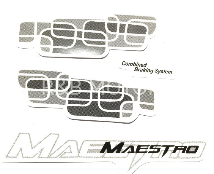 Hero Maestro Edge Black Sticker | Daraz.lk