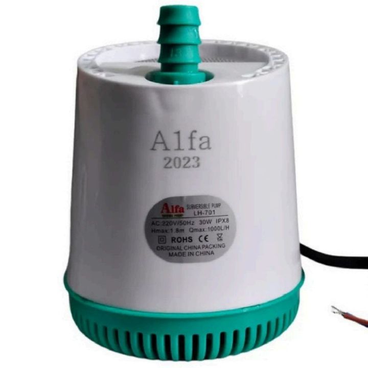ALFA Water Pump 30W Super Extra Power Full Big In Size Alfa H-701 220V ...