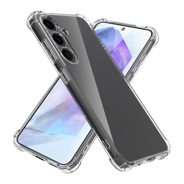 Samsung Galaxy A35 5G Case Transparent Shockproof Back Cover For ...