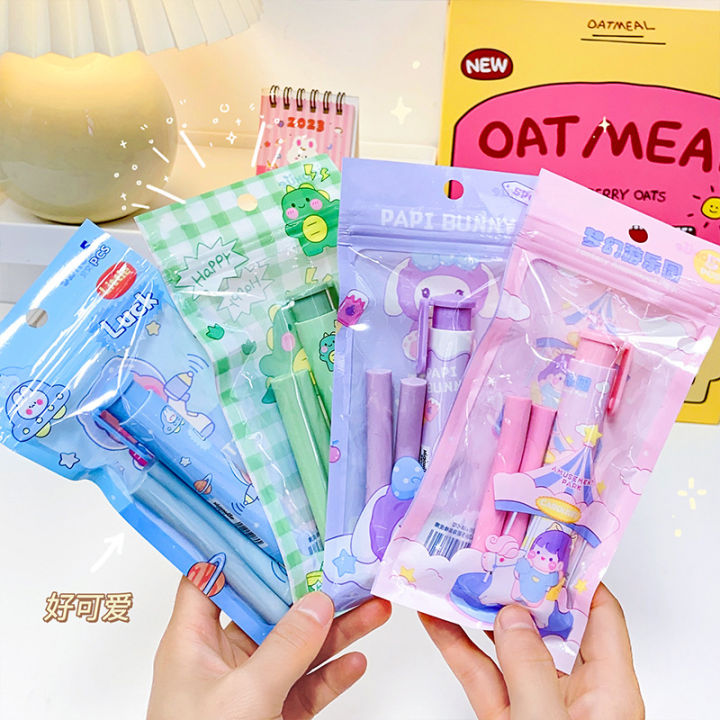 FunBlast Pen Erasers Cartoon Push Style Eraser Creative Retractable ...