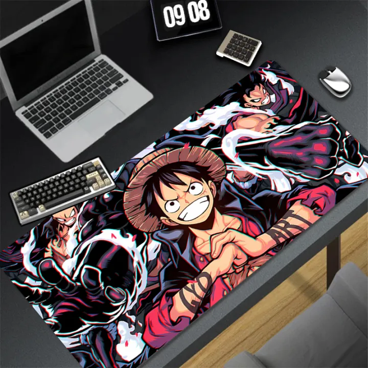Mouse Pad Laptop Accessories Gamer Rug Japan Anime Luffy Keyboard Pad ...