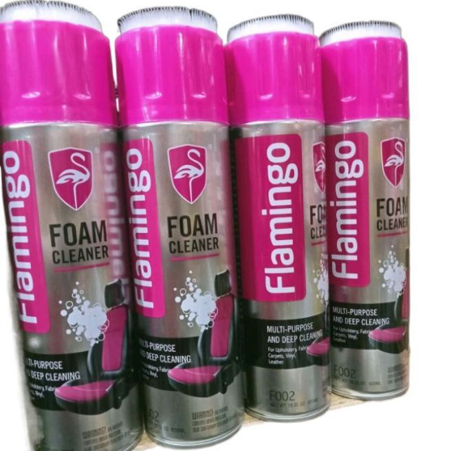 Flamingo Multi Purpose Foam cleaner like carpet, leather, fabric etc. Foam cleaner 650 ml | Daraz.pk