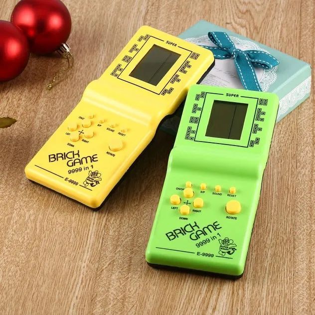 Brick Game E-9999 Classical Tetris Brick Game Handheld Game Machine ...