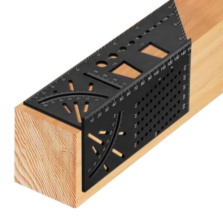 Miter Angle Measuring Tool Multifunctional Angle Ruler Carpenter Lines ...