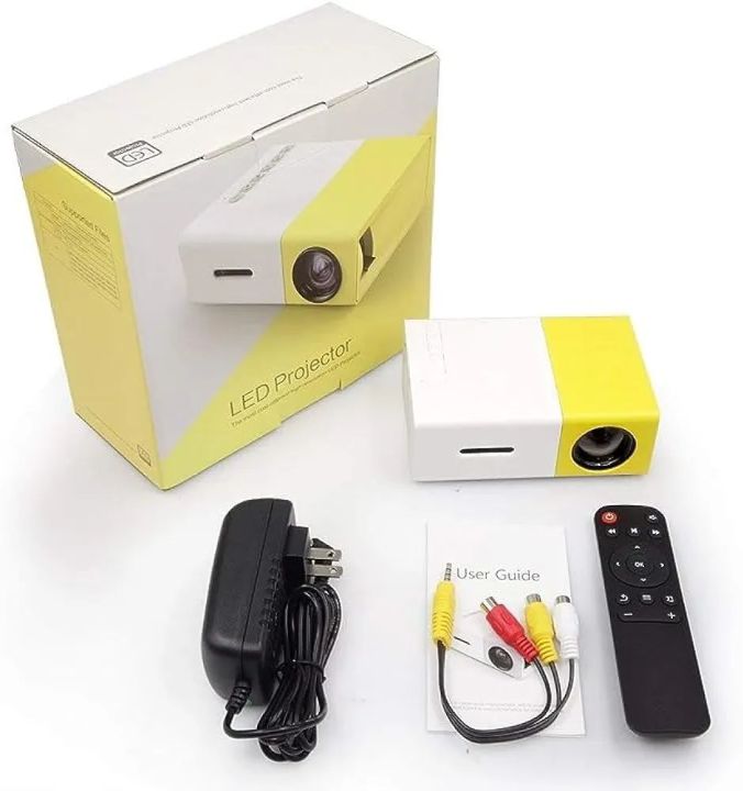 Mini Projector, Portable Pico Full Color LED LCD Video Projector | Daraz.pk