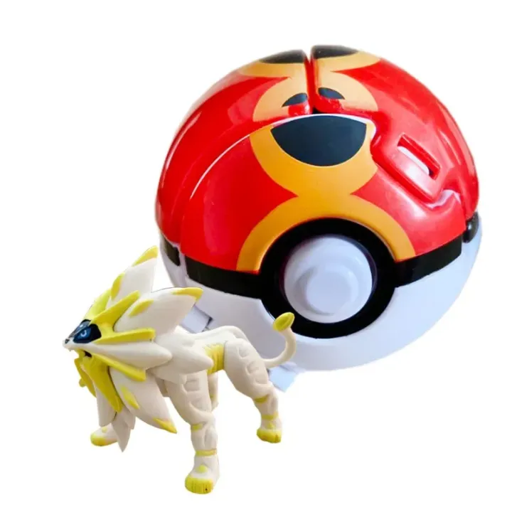 Aниме Pokemon Pikachu Mewtwo Action Figure Explode Ball Game Elf Ball ...