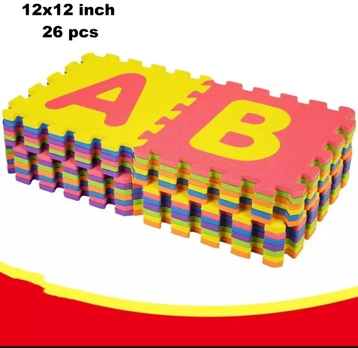ABC Alphabets Puzzle foam Floor mat (30cmx30cm tiles) | Daraz.pk