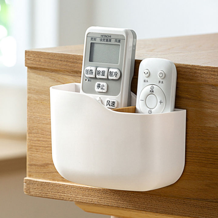 Wall Mounted Storage Rack Multi-function Organizer Remote Control ...