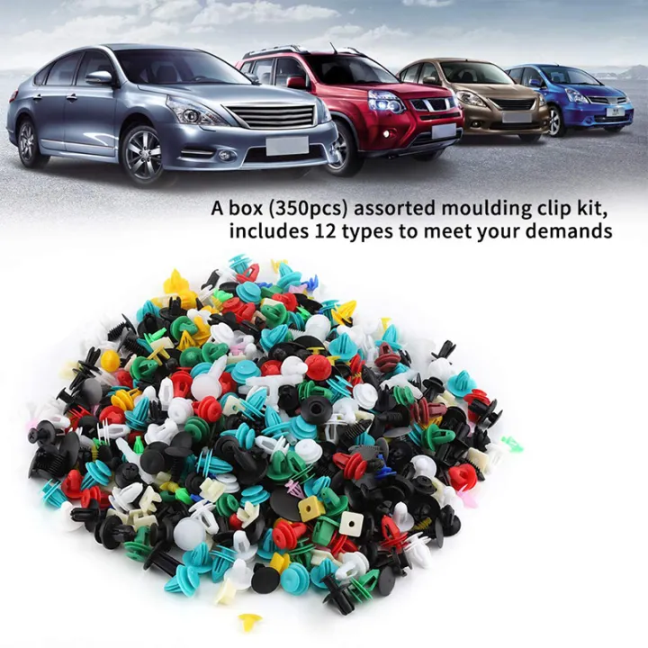 100/50 Pcs Car Clips Fastener Screws Bumper Interior Decoration Auto ...