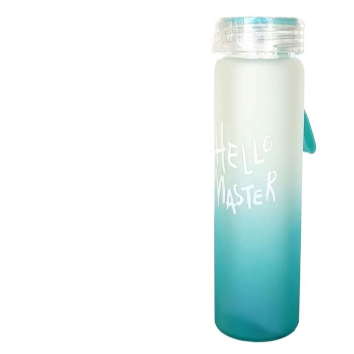 Frosted Colored Glass Drinking Bottle (480Ml) | Daraz.lk