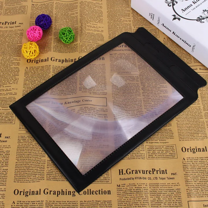 3x Magnifier Sheet Full Page 3x Magnifier Sheet LARGE Magnifying Glass ...