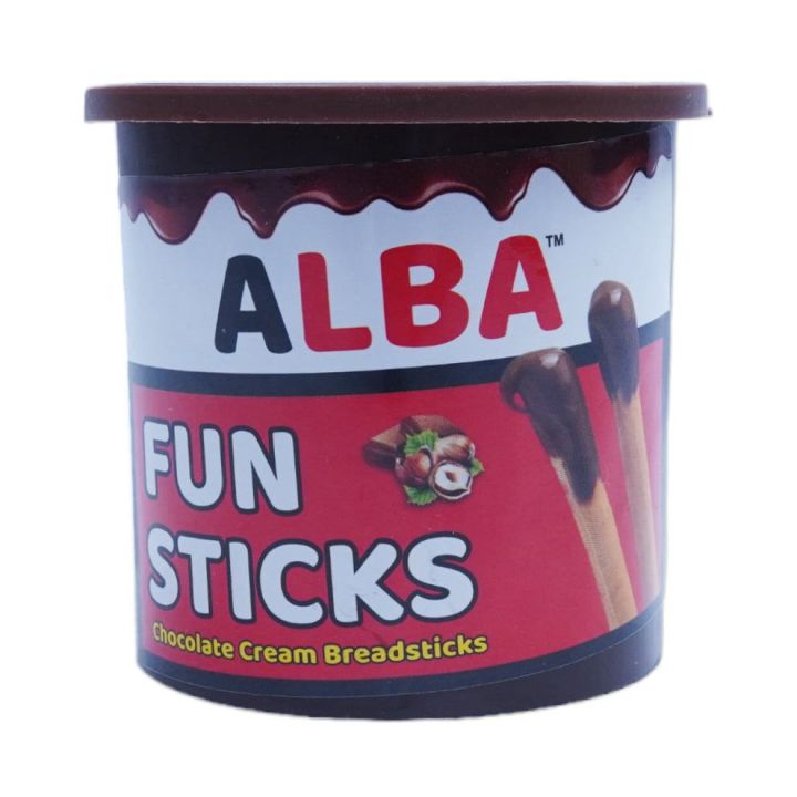 ALBA JOY STICKS CHOCO CREAM WITH FUN STICKS 40 GM | Daraz.pk