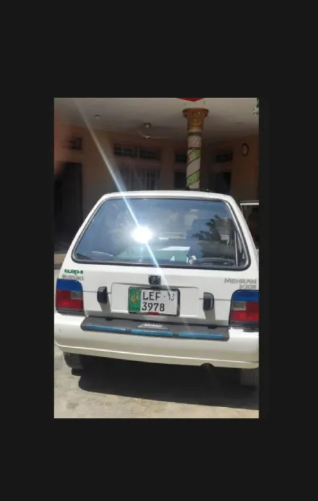 Back Bumper Garnish for Suzuki Mehran Plastic Material Black Colour ...