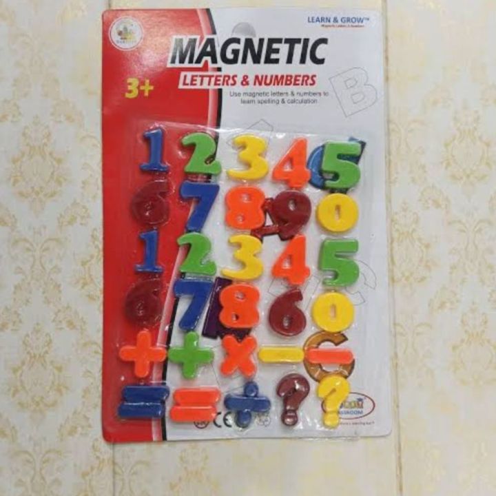Letter and Number Magnets (Small) - Pack of Small ABC Alphabet and 1 2 ...