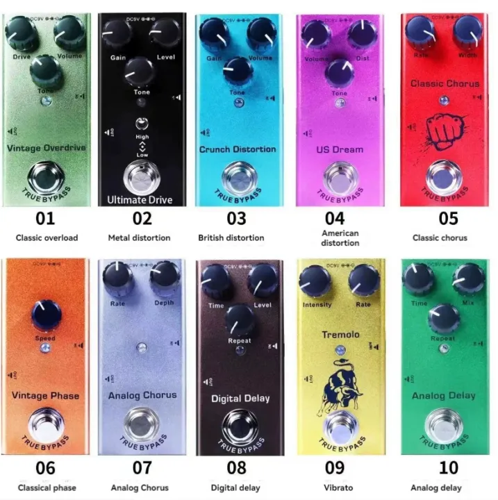 Guitar accessories, electric guitar effects pedal, Digital Delay ...