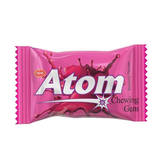 Atom Chewing gum litchi flavor 100 pcs box | Daraz.com.bd