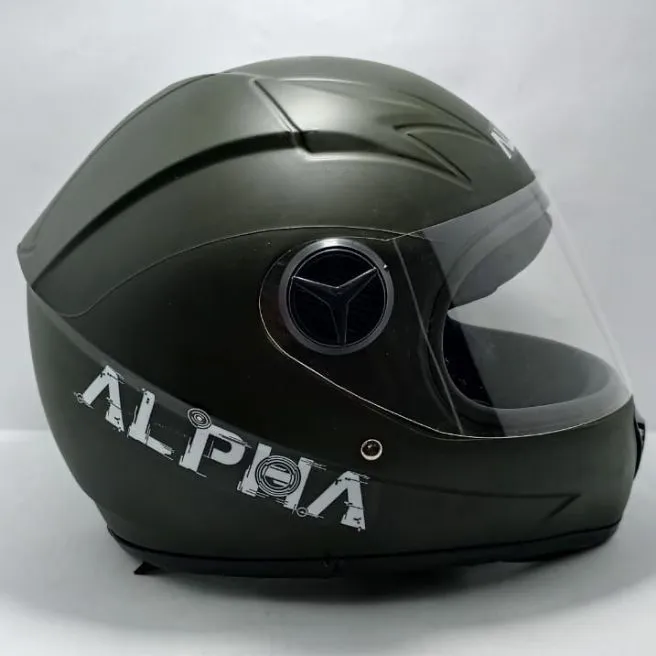 Matt Alpha Helmet / Full Face Helmet / In Standard Size / Helmet | Daraz.pk