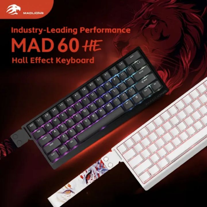 Hot Sale MADLIONS MAD60HE Magnetic Switch Keyboard Mechanical Keyboard ...