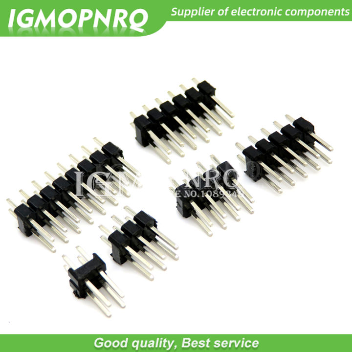 2.54mm Double Row Male 2~40P Breakaway PCB Board Pin Header Connector ...