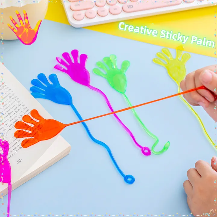 2024 Newest Hot A Band of Fifty Elastic Retractable Sticky Palm Toy ...
