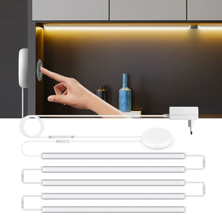 Under Cabinet LED Bar Light Linkable LED Strip Light With Penetrable ...