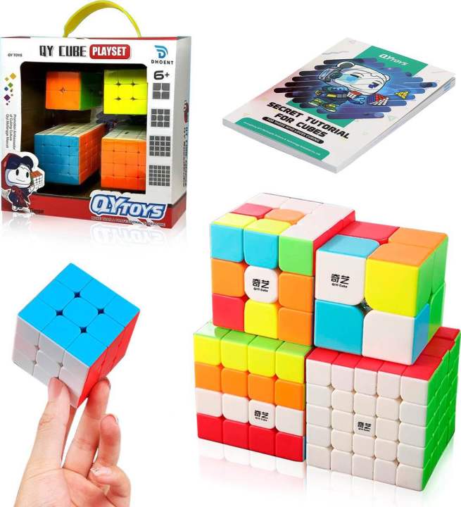 QY Cube Playset, 4 Speed Cubes, Rubik’s Cube Collection | Daraz.com.np