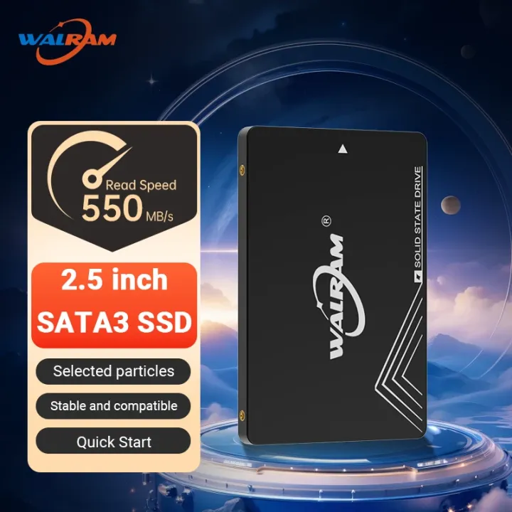 WALRAM 2.5 SATA3 SSD 256GB 240GB 480GB 500GB 512 GB SSD 1 TB 2TB HDD ...