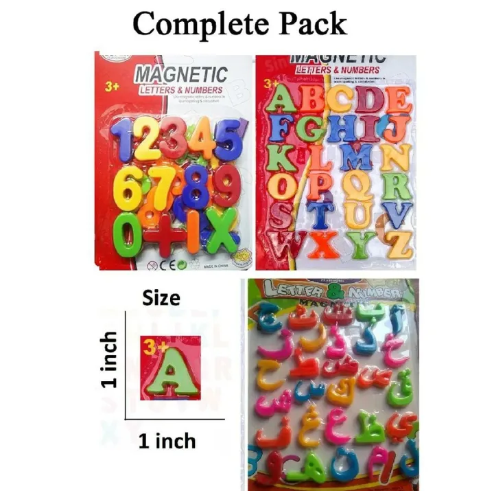 Alphabet Magnets Numbers Urdu Magnets Educational Fridge Magnet Toys ...