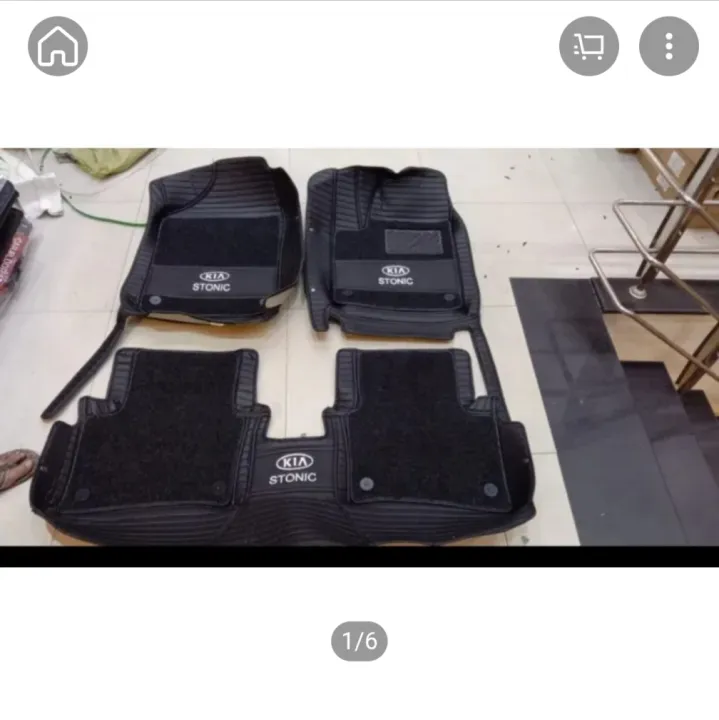 Kia Stonic 10D Floor Mats with Grass Mats Premium Quality Imported Tray ...
