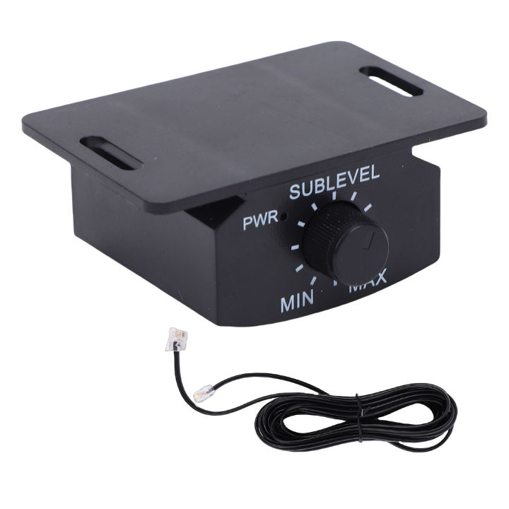 Universal Bass Control Knob 6 Pin Subwoofer Volume Controller with 13ft ...