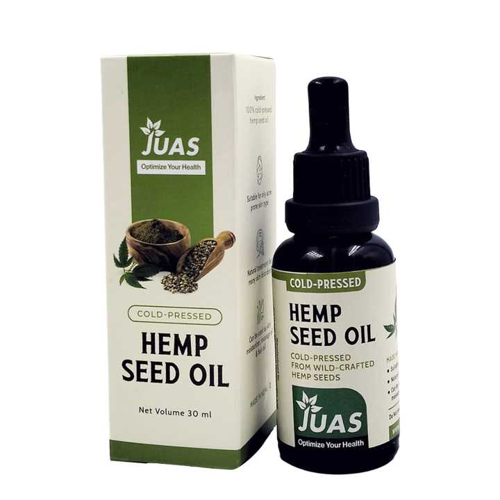 JUAS 30ml Hemp Seed Oil Cold-pressed (with dropper) | Daraz.com.np