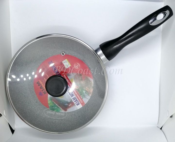 kim 24" non stick fry pan with Lid | Daraz.com.bd