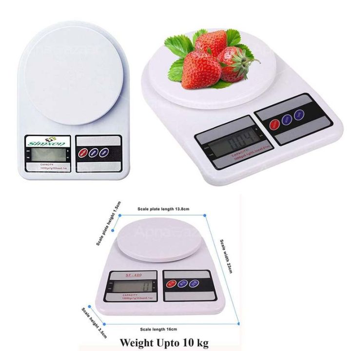 pack of 2/Weighing Scale 10 Kg Electronic Kitchen Digital .. : | Daraz.pk