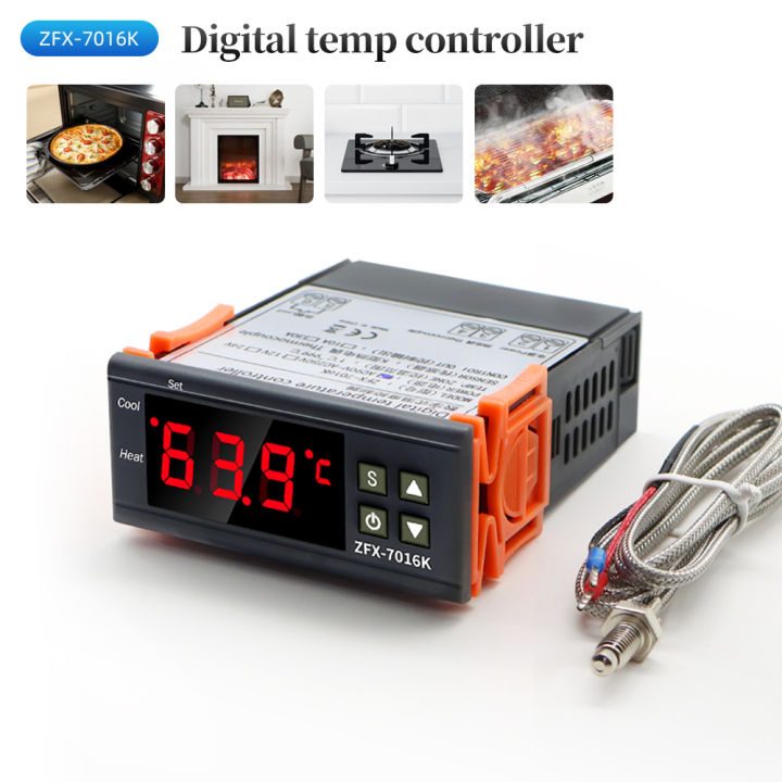 ZFX-7016K Intelligent High Temperature Controller Digital Thermostat ...