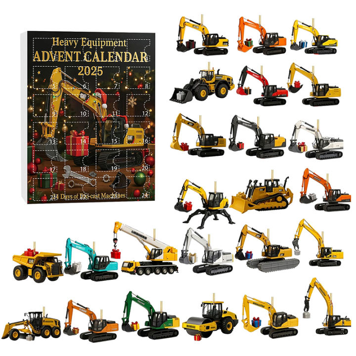Heavy Equipment Advent Calendar 2025, 24 Days Christmas Countdown ...