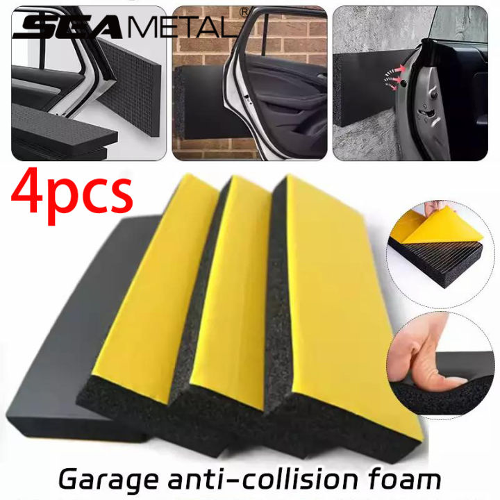 SEAMETAL 4pcs Set Car Door Garage Protector Wall Corner Bumper Guard ...