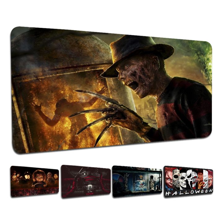 Horror Movie Character Large XXL Gaming Laptop Computer Desk Mat Mouse ...