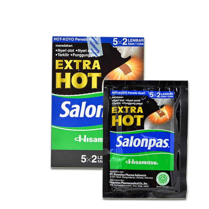 Salonpas Extra Hot - 01 Pack x10 Patch | Daraz.pk