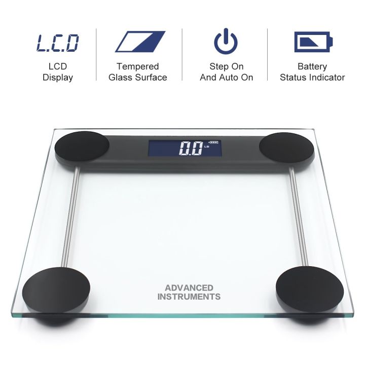 Digital Body Weight Glass Scale Personal Weighting Machine | Daraz.pk
