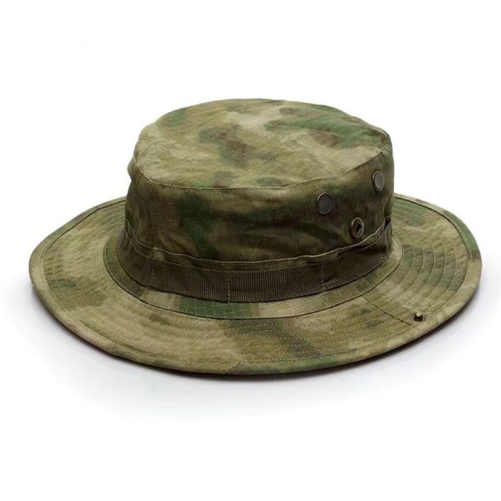 2024 New Camouflage Boonie Hat Tactical Casual Bucket Hats Summer ...