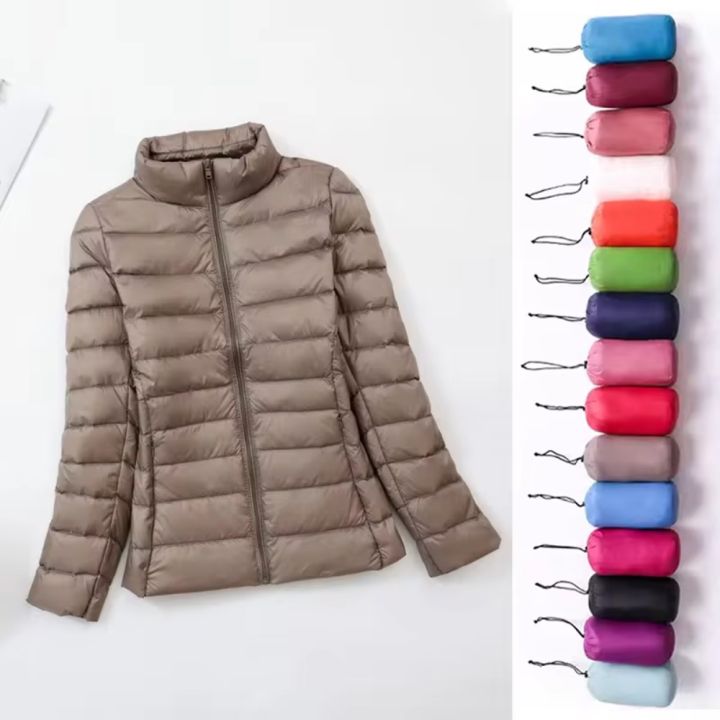 Plus Size Light Down Jacket Women Inner Cloth Autumn Winter Slim Short ...