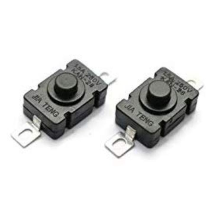 2 Pcs KAN-28 1.5A 250V Flashlight Switches Self Locking SMD Type 18 x ...
