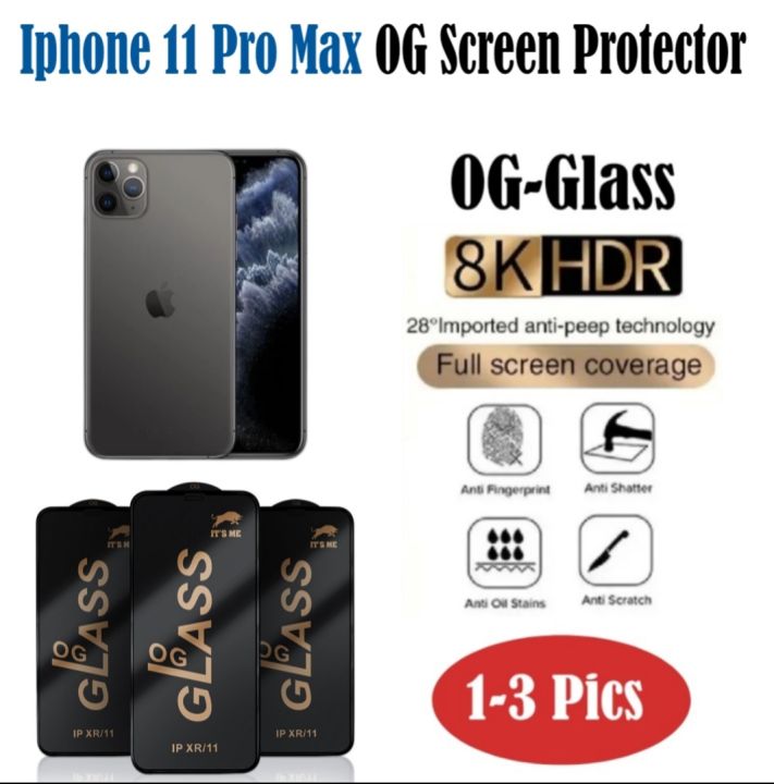 Iphone 11 Pro Max OG Tempered Screen Protector, Iphone 11 Pro Max ...