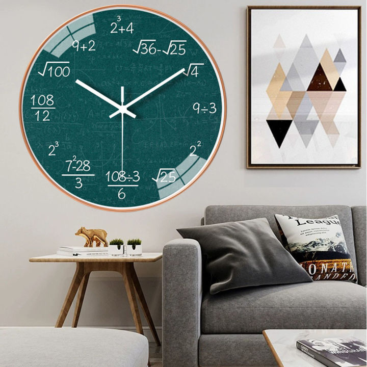Artistic trend mathematical formula wall clock Beautiful environmental ...