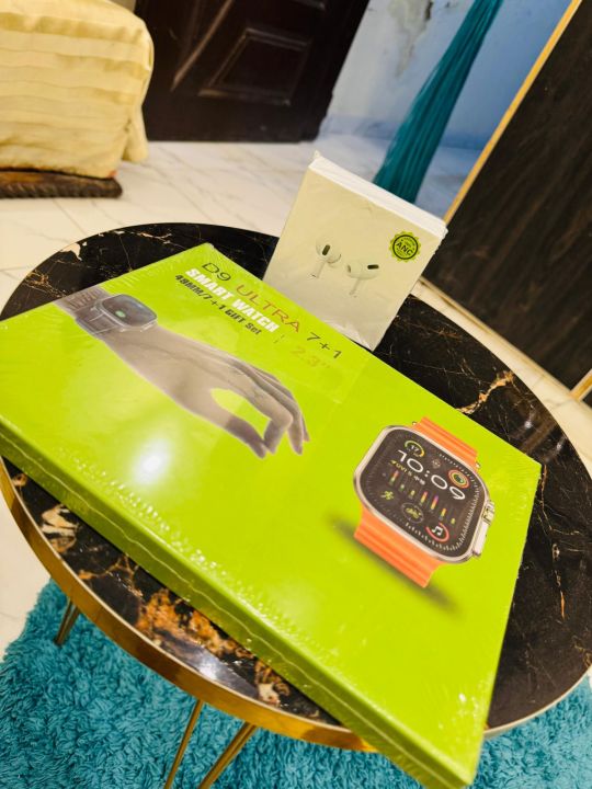 D9 Ultra Smart Watch With Earbuds | Daraz.pk